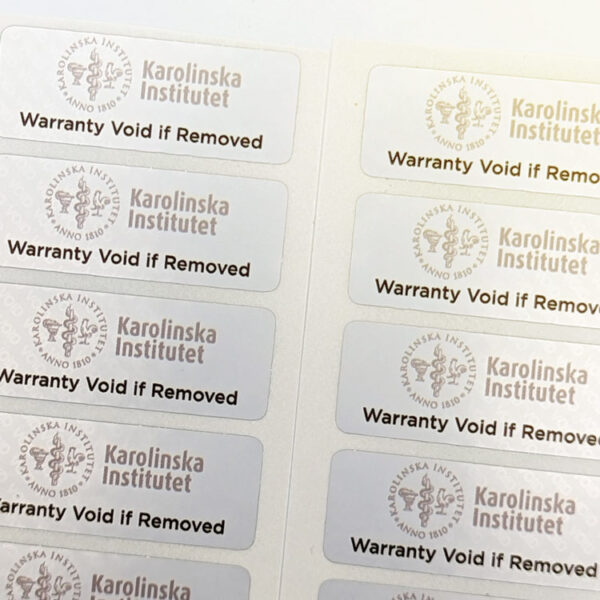 Plomberings- och garantisigiller - Tech Labels